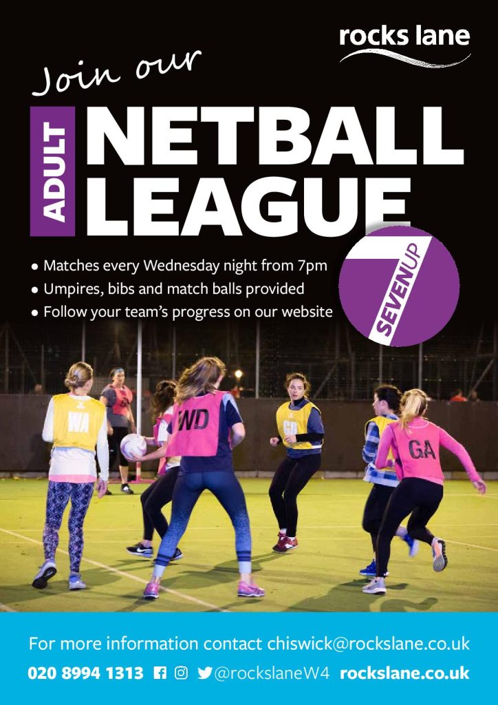 Adult Netball League Chiswick - Rocks Lane