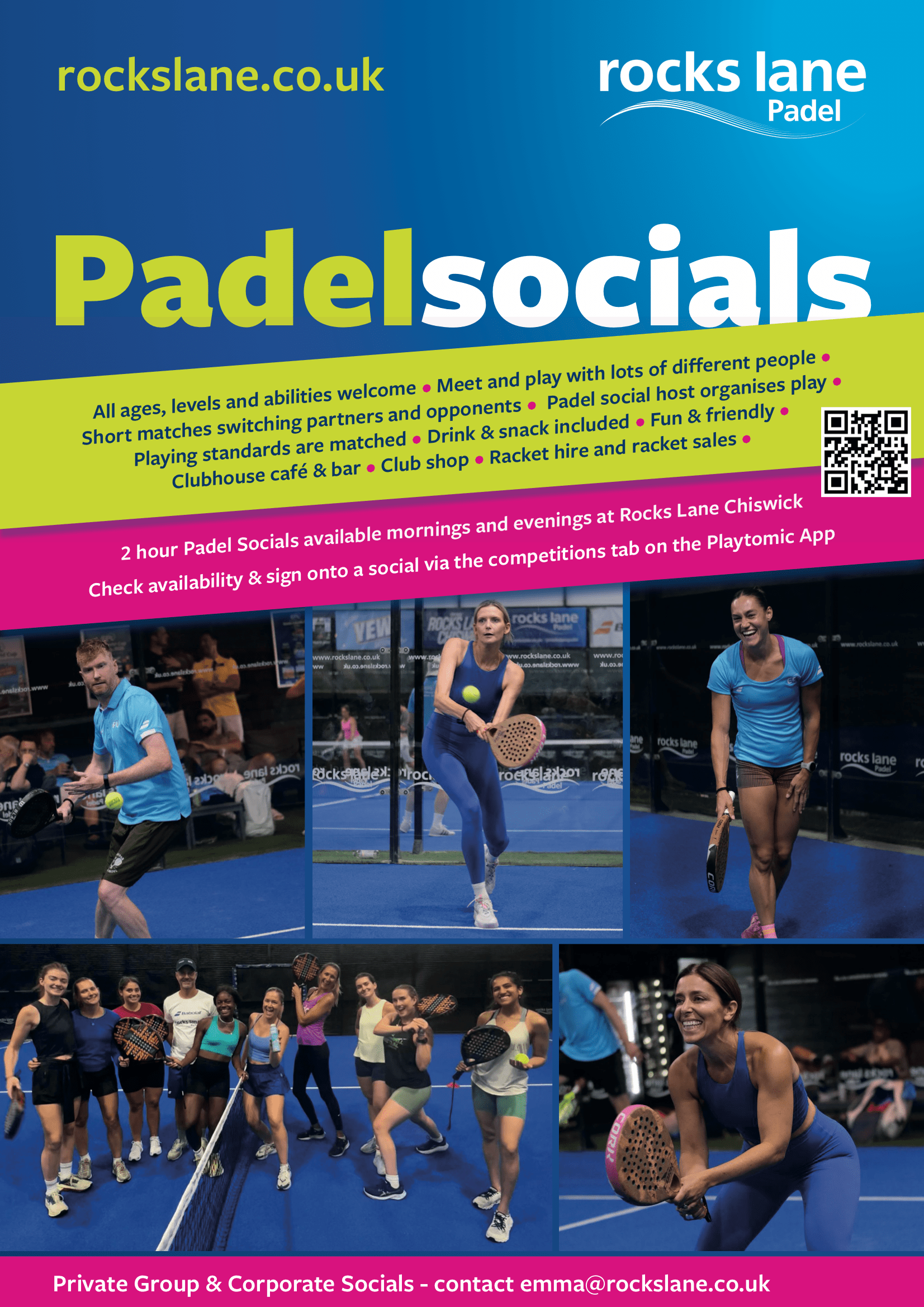 Padel - Rocks Lane